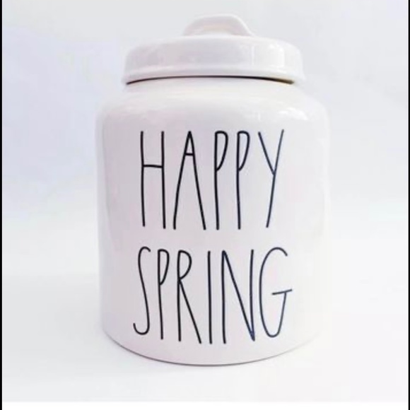 Rae Dunn | Accents | New Rae Dunn Happy Spring Canister | Poshmark